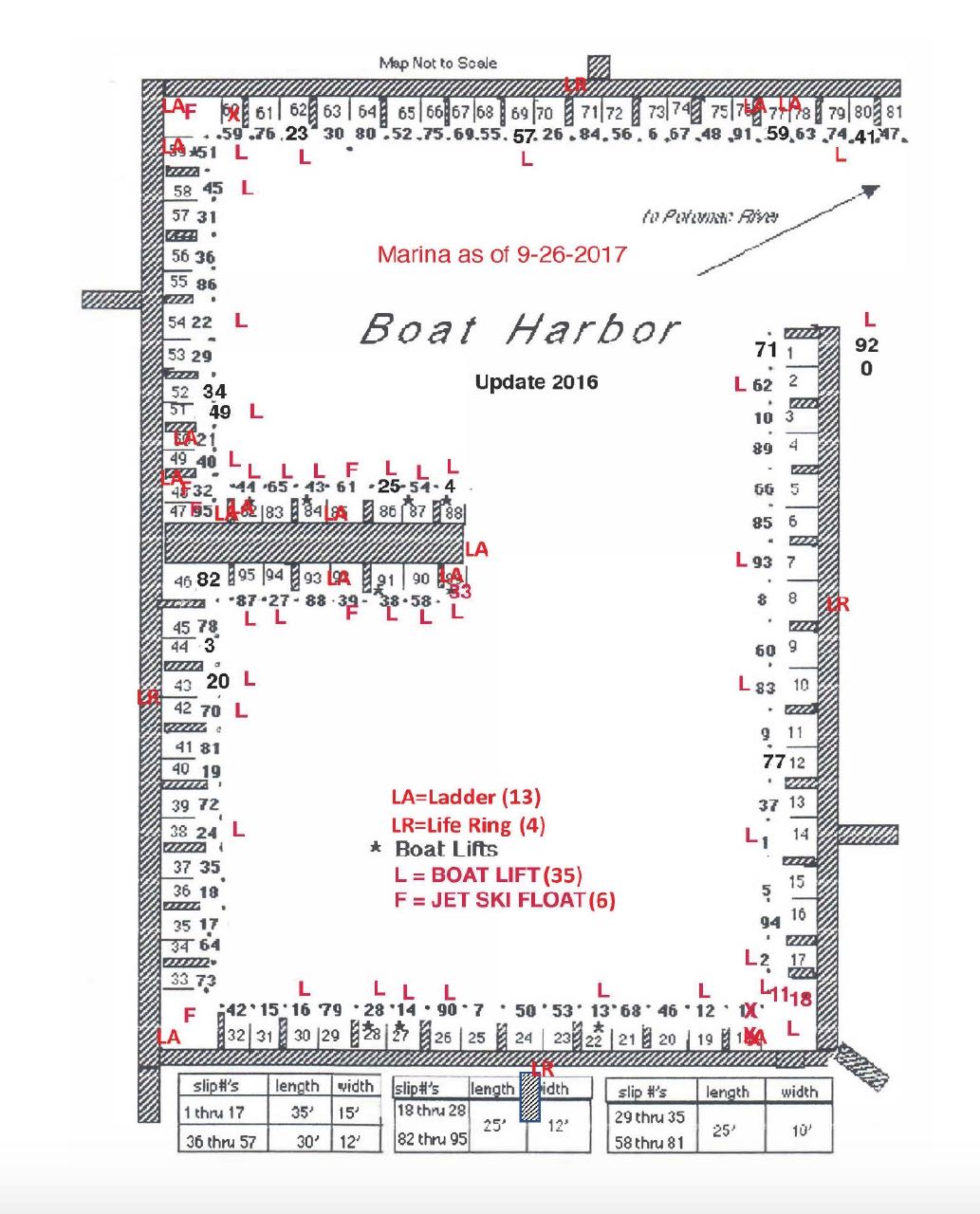 Marina Diagram – Landings HOA